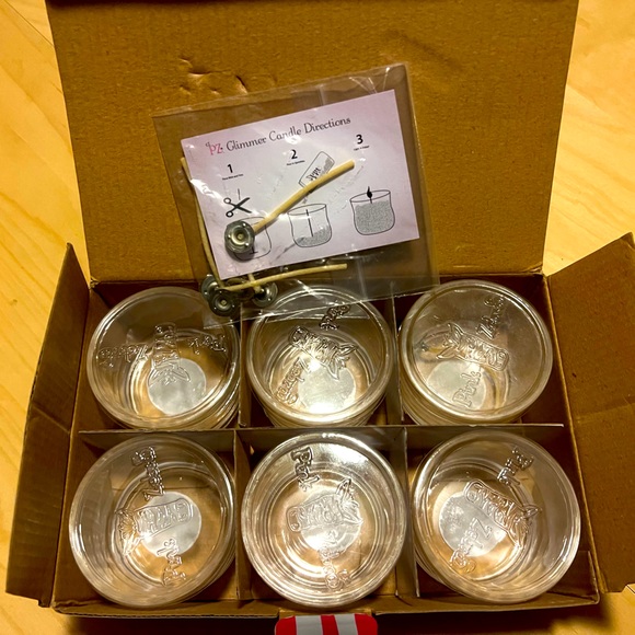 Pink Zebra | Other | Pink Zebra Glimmer Candles Set Of 6 With Wicks ...